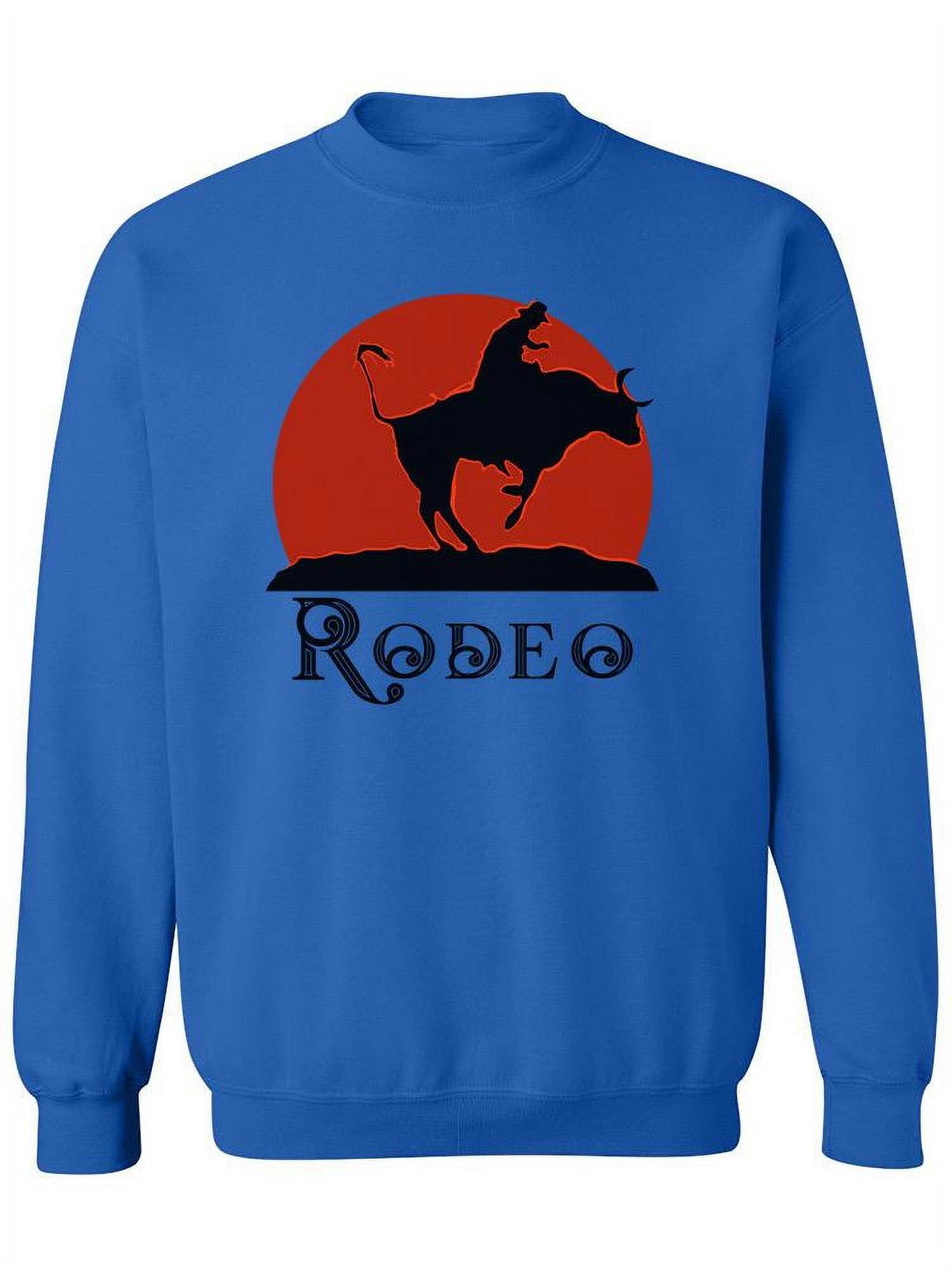 Bull Rodeo Sweatshirt Women -SPIdeals Designs, Female x-Large - Walmart.com
