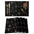 Bull Skull Placemats Set of 1, Western Longhorn Cactus Crescent Moon ...