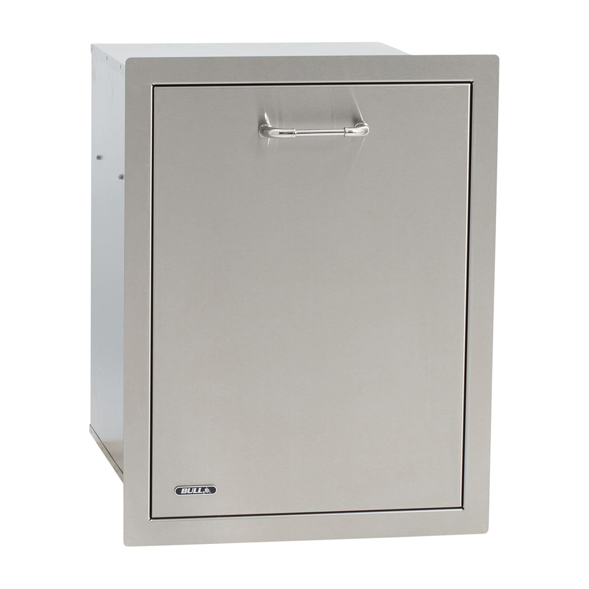 Bull Slim 10 Gallon Pull-Out Trash Drawer with Trash Can, 16.5x27 ...