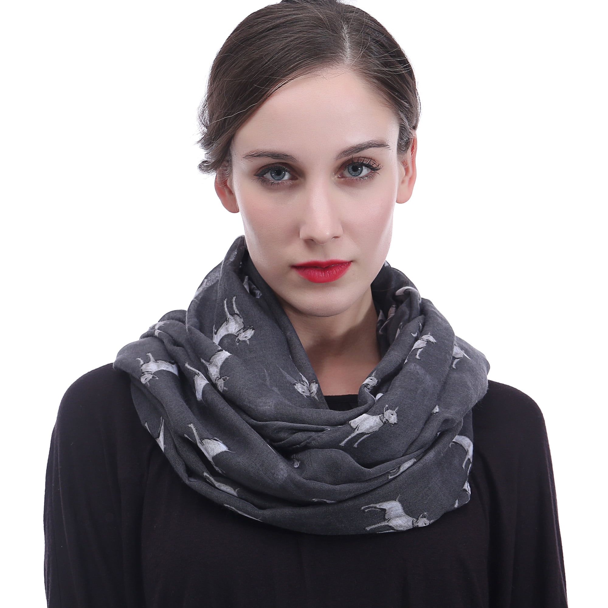 Bull Terrier Dog Print Infinity Scarf - Walmart.com
