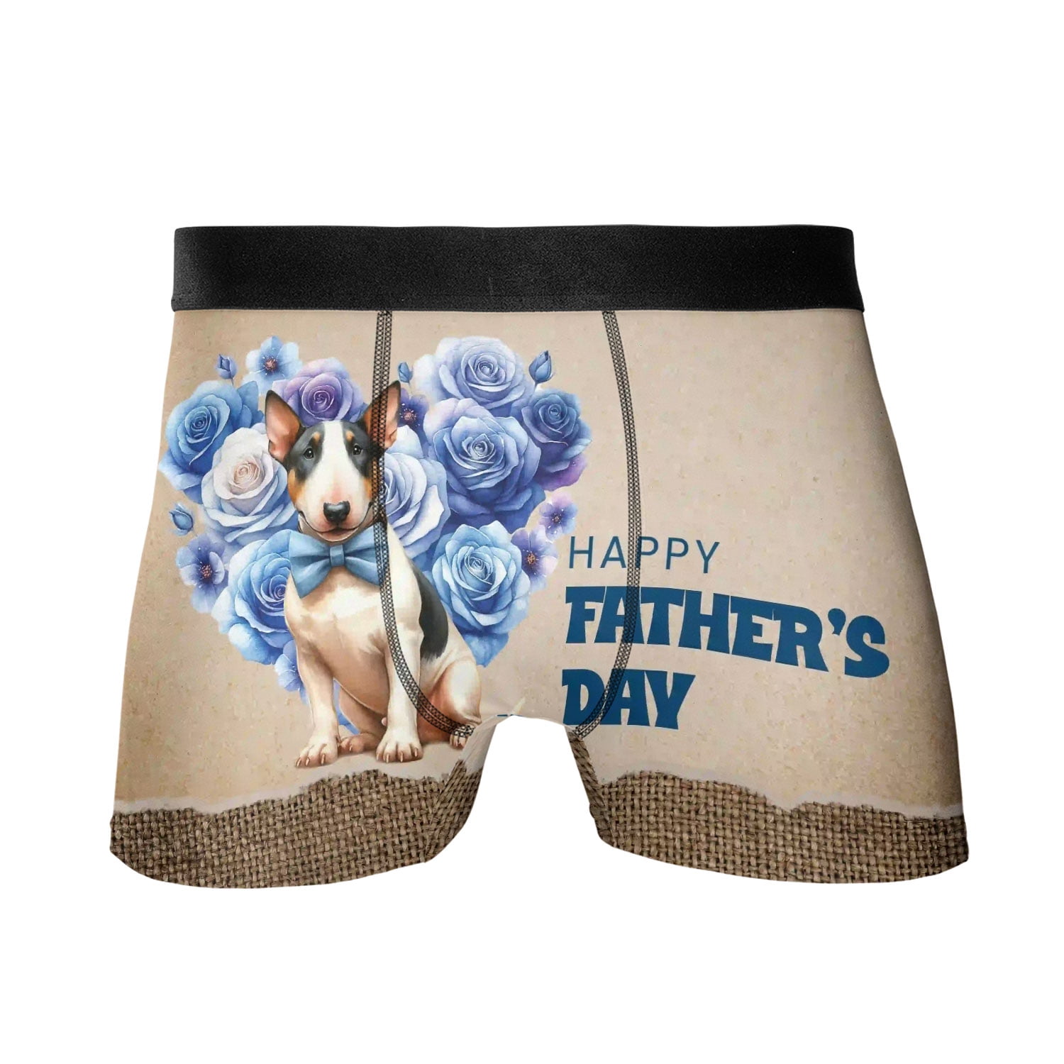 Bull Terrier Proud Dad Happy Father's Day All Over Print Boxer Briefs ...