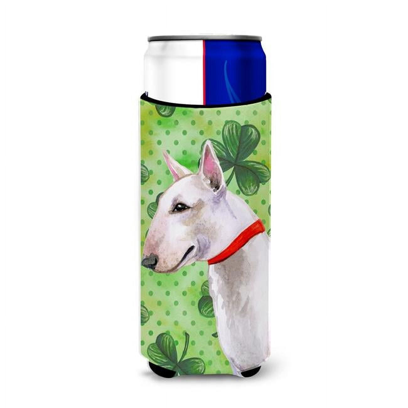 Bull Terrier St Patricks Michelob Ultra Hugger for Slim Cans - Walmart.com
