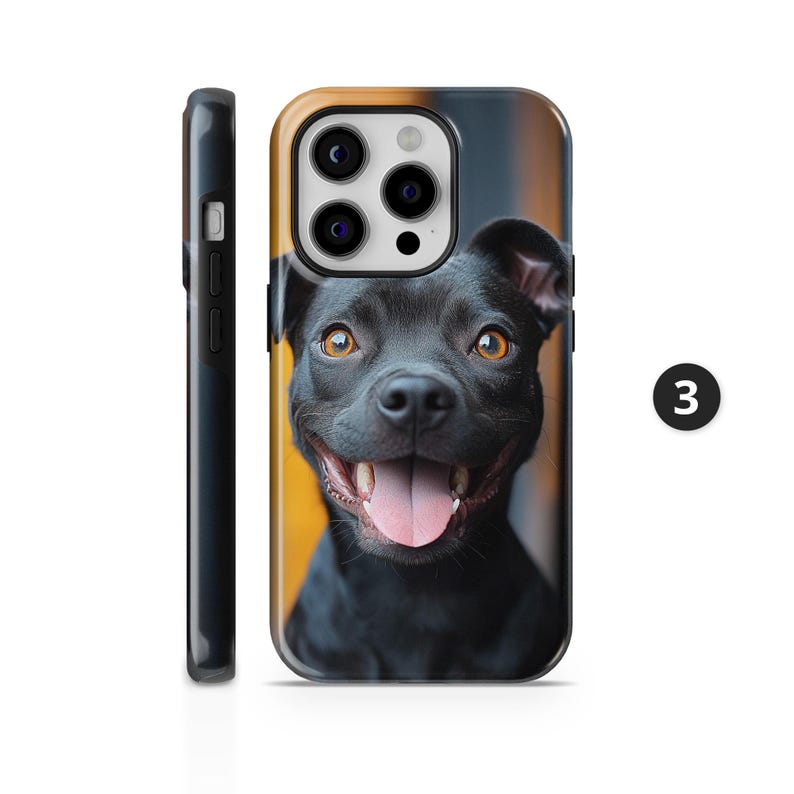 Bull Terrier Staffy iPhone Case, Slim Tough Protective Durable Phone ...