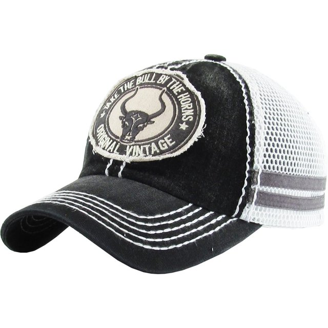 Bull Vintage Meshback Ballcap - Walmart.com