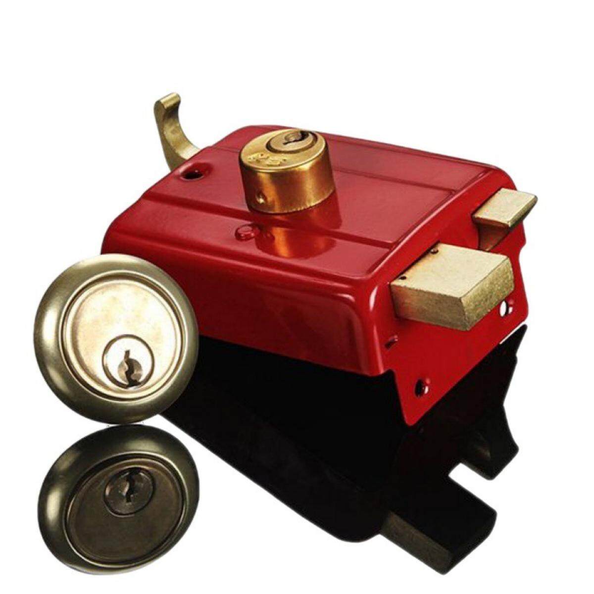 Bull head lock, iron door, wooden door lock, indoor and outdoor anti ...