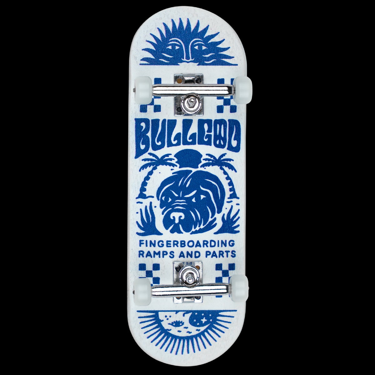 BullGod Premium Fingerboard Complete - Surf Rock Blue, 32mm - Walmart.com