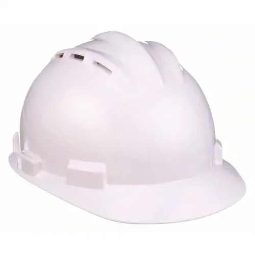 Bullard 62Whr Standard Vented Hard Hat - Ratchet Suspension - White ...