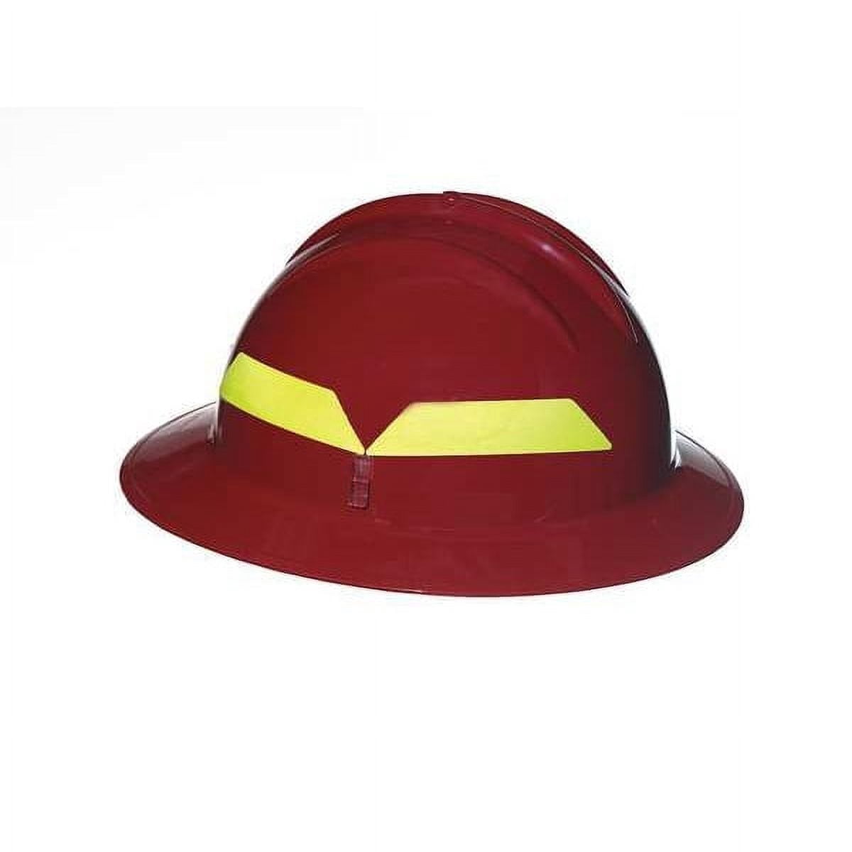 Bullard Fire Helmet,Red,Full-Brim FHRDR - Walmart.com
