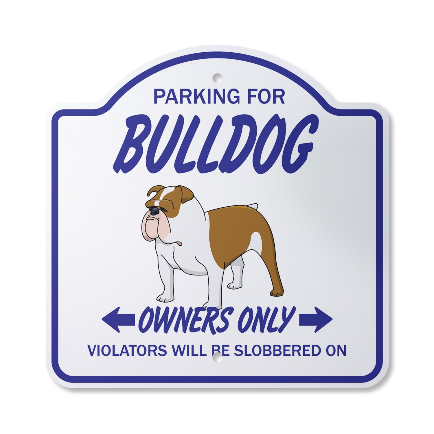 Bulldog 10” x 10” Sign | Indoor/Outdoor Plastic | SignMission Designer ...