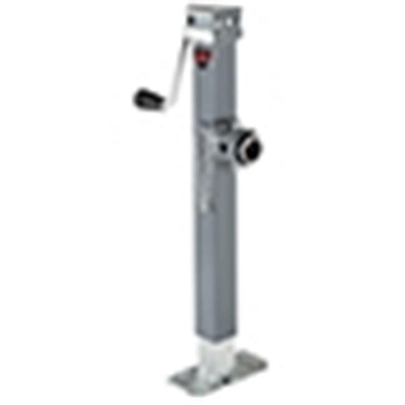 Bulldog 5,000 lbs. Square Trailer Jack Topwind 15 in. Lift Drop Leg w ...