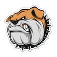 Bulldog Angry Dog - 5" Vinyl Sticker - For Car Laptop I-Pad ...