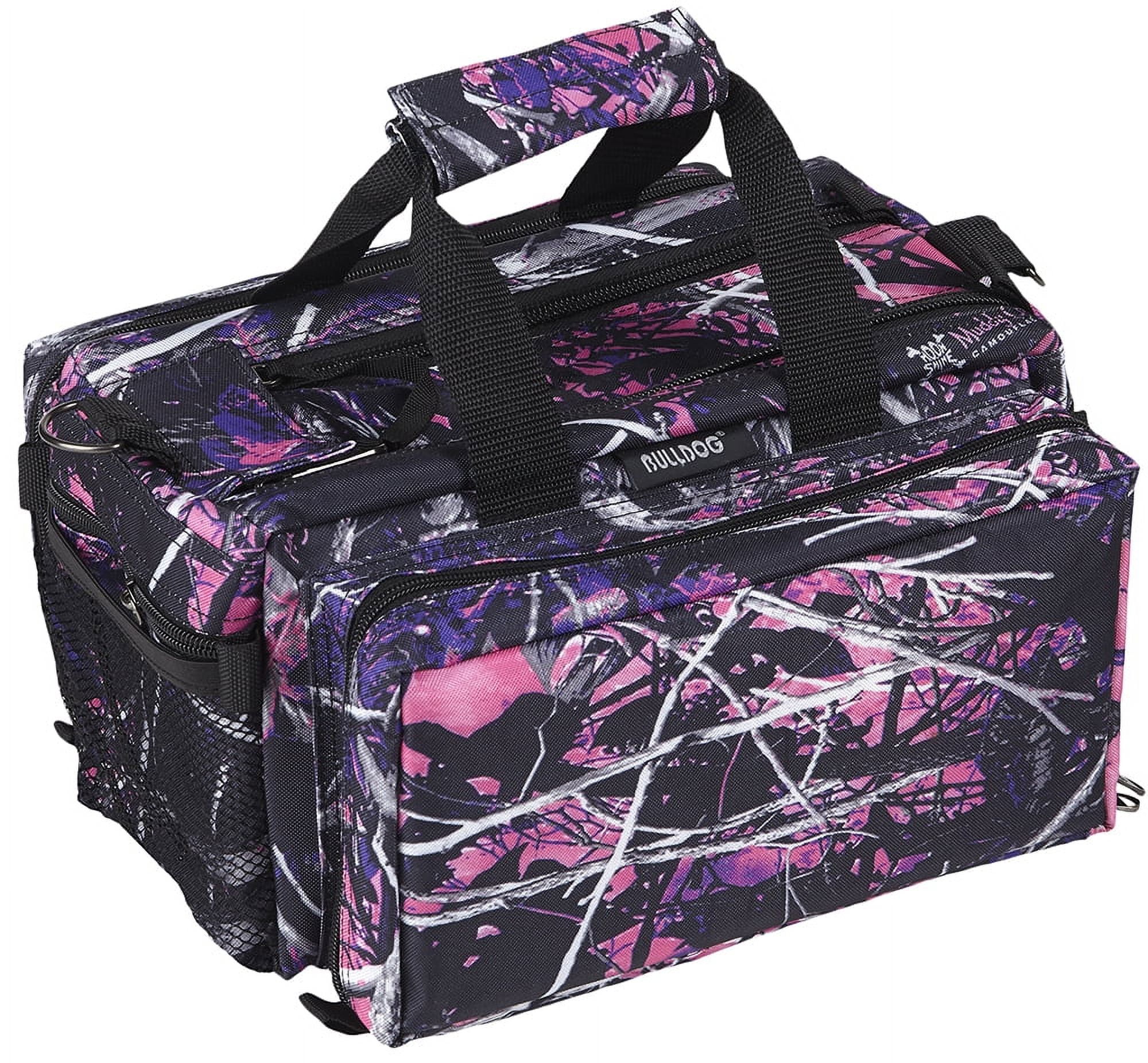 Bulldog Deluxe Range Bag, Muddy Girl Camo, 13"x7"x7", Nylon, Adjustable ...
