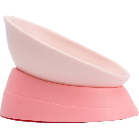 Bulldog Bowl Anti-Slip Dog Cat Dish Detachable Rubber Dog Bowl Pet ...