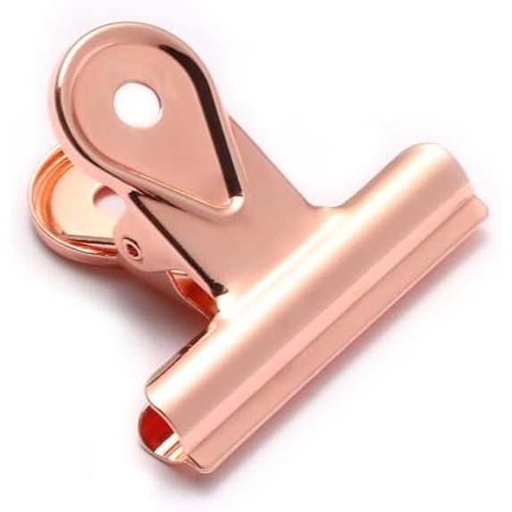 Bulldog Clips, 4 Pcs Binder Clips for Office & Kitchen, Multi-Purpose ...