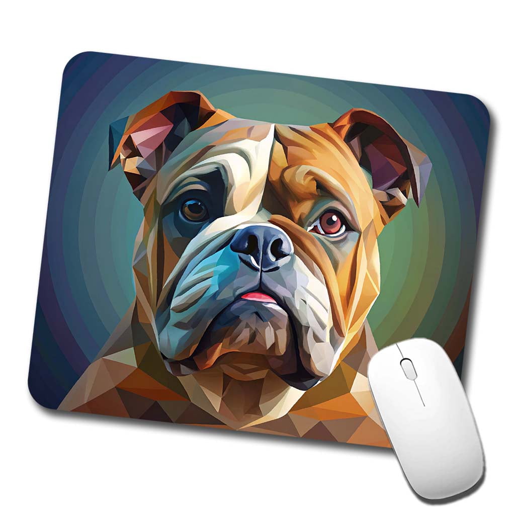 Bulldog Dog Contemporary Art Mouse Pad Low Profile Gaming Mat - Walmart.com