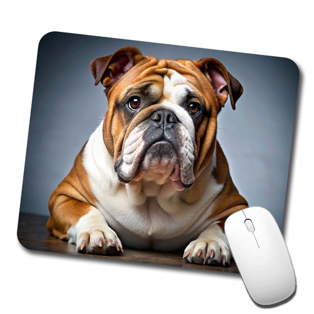 Bulldog Dog Photo Mouse Pad Low Profile Gaming Mat - Walmart.com