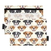 Colorful Music 2 Pack Pencil Pouch for 3 Ring Binder Smooth Zipper ...