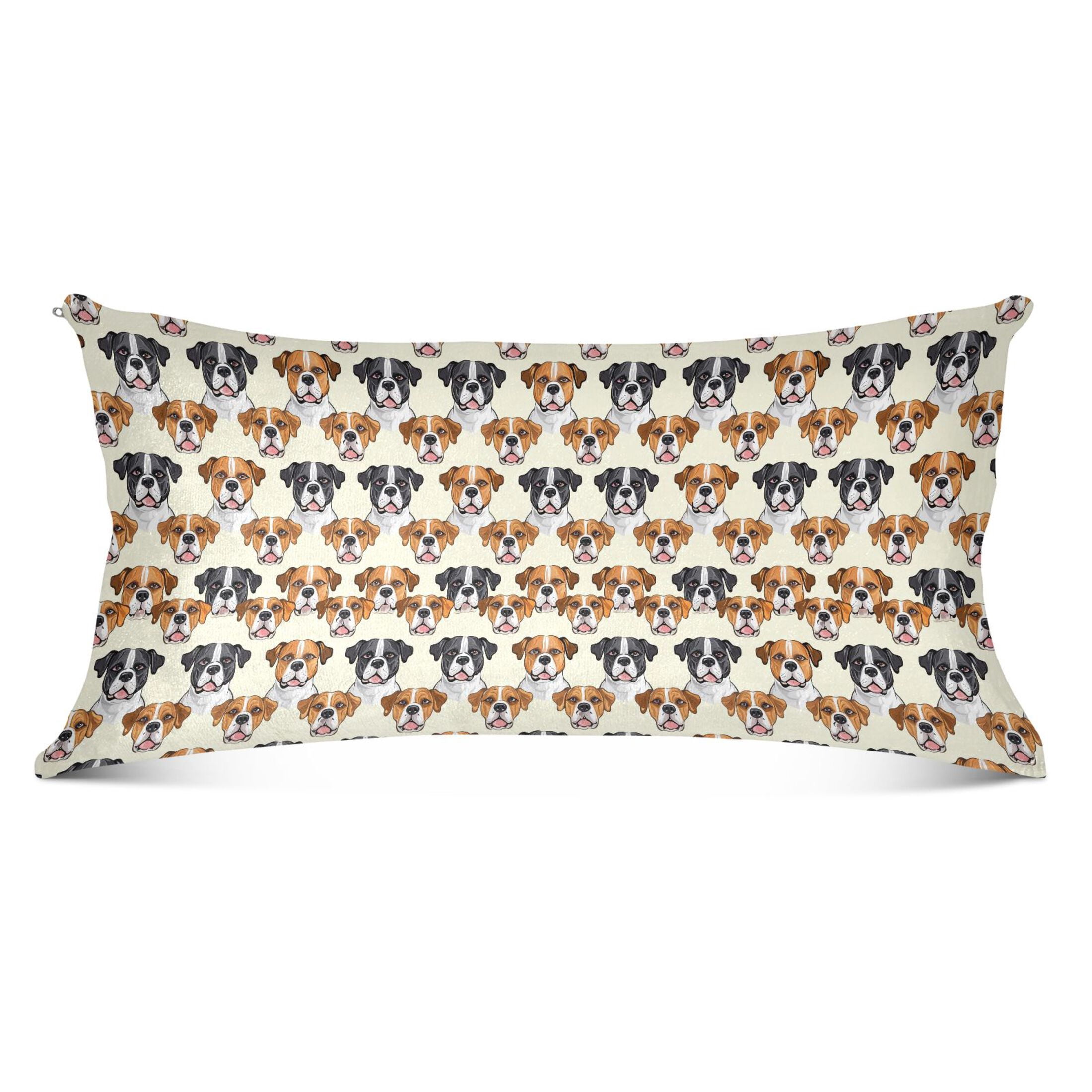 Bulldog Dogs Face Plush Pillow Cases Body Size Ultra Soft Warm ...