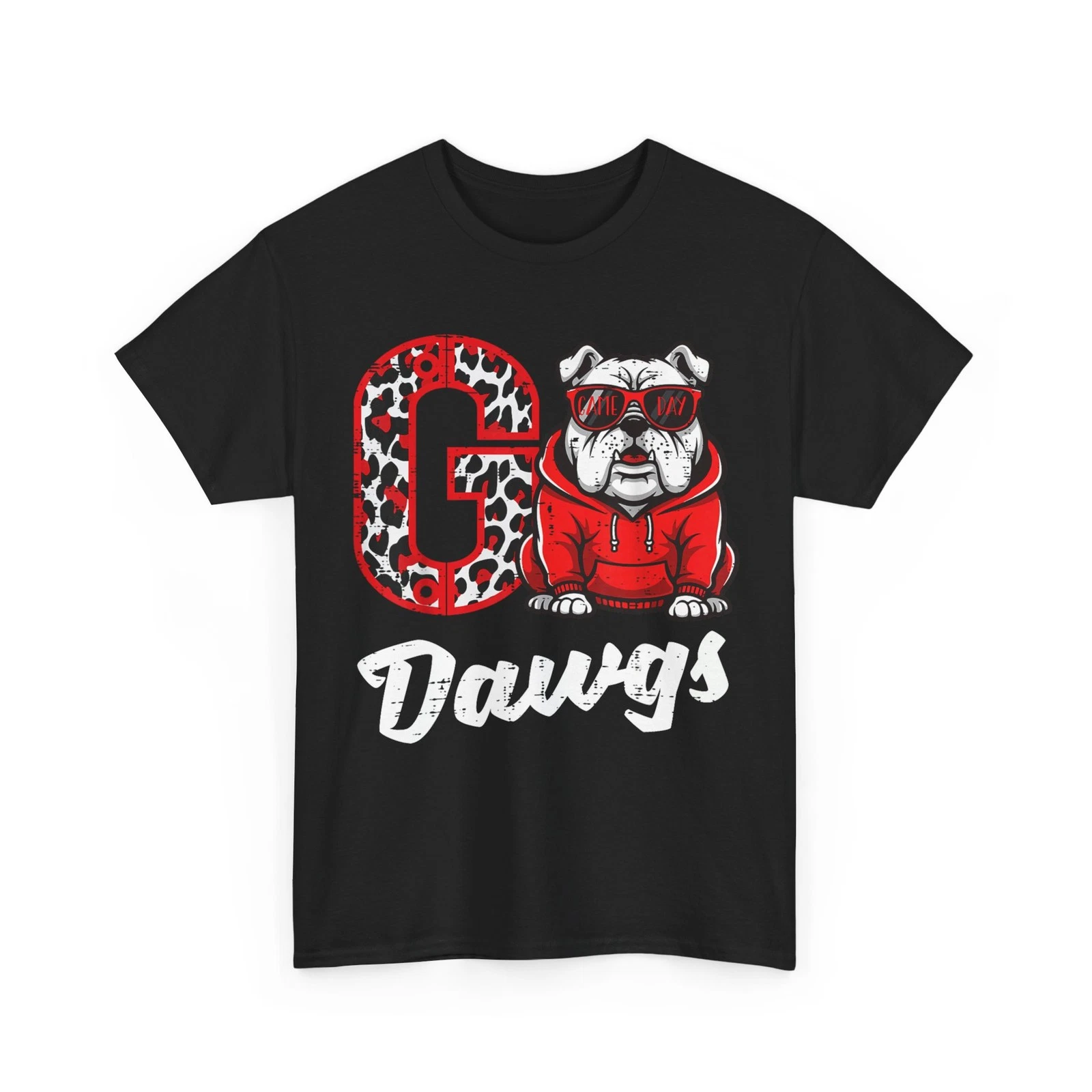 Bulldog Go Dawgs Team Spirit Sports Fan Graphic Classic T Shirt, for ...