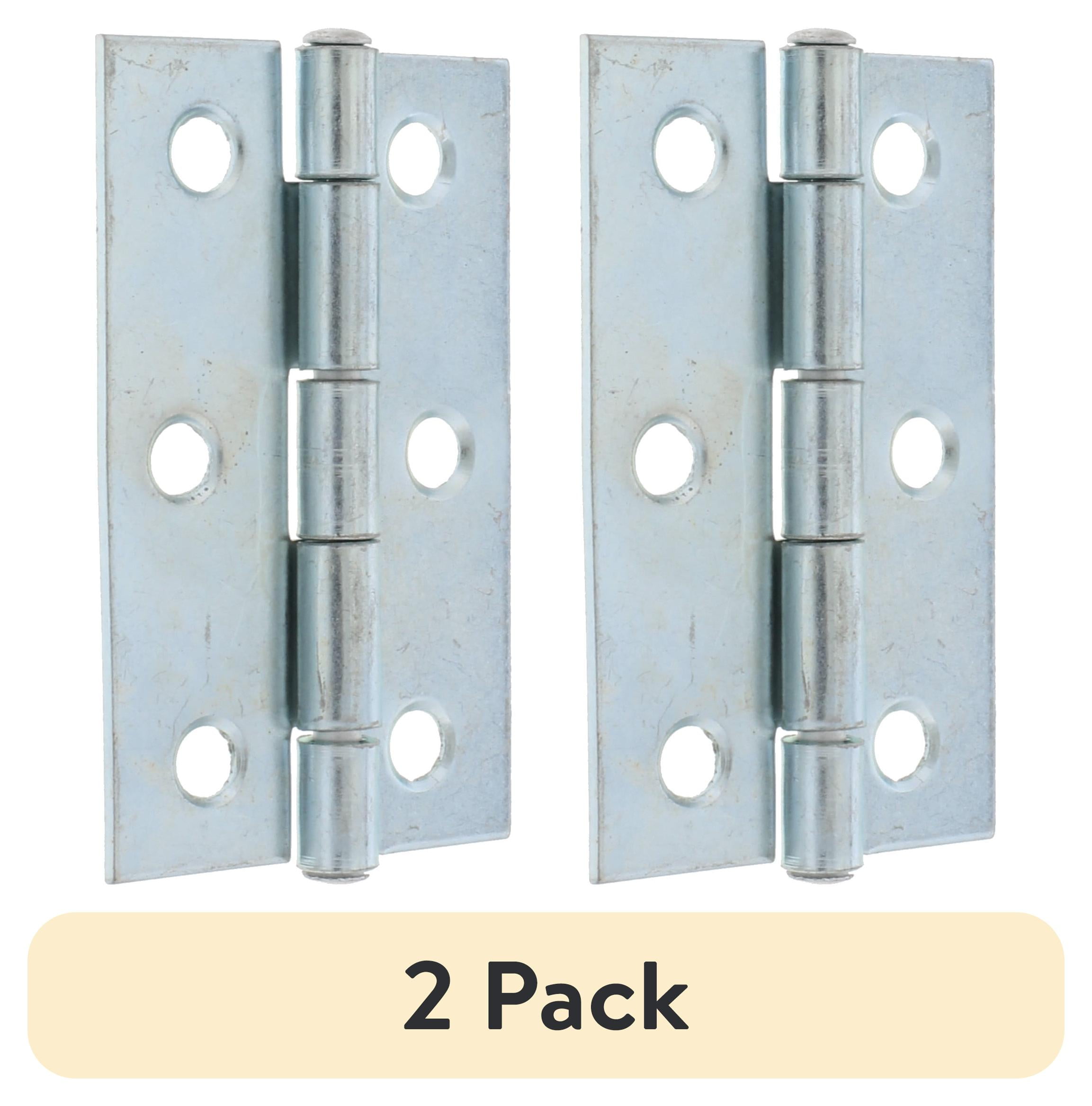 (2 pack) Bulldog Hardware 2-1/2 in. Utility Hinge, Zinc Plated, 2 Pack ...