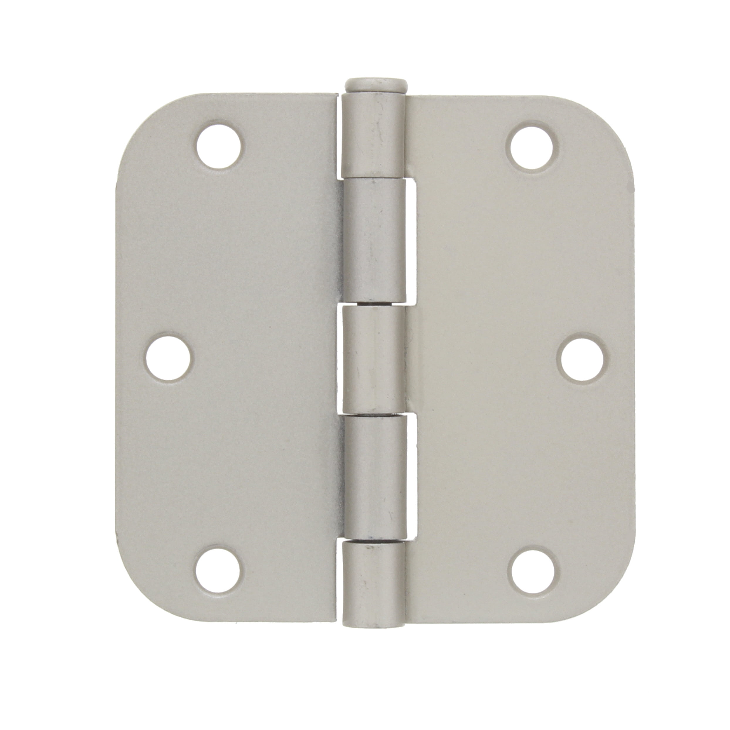 Bulldog Hardware 3-1/2 in. Round Corner Hinge, Satin Nickel - Walmart.com