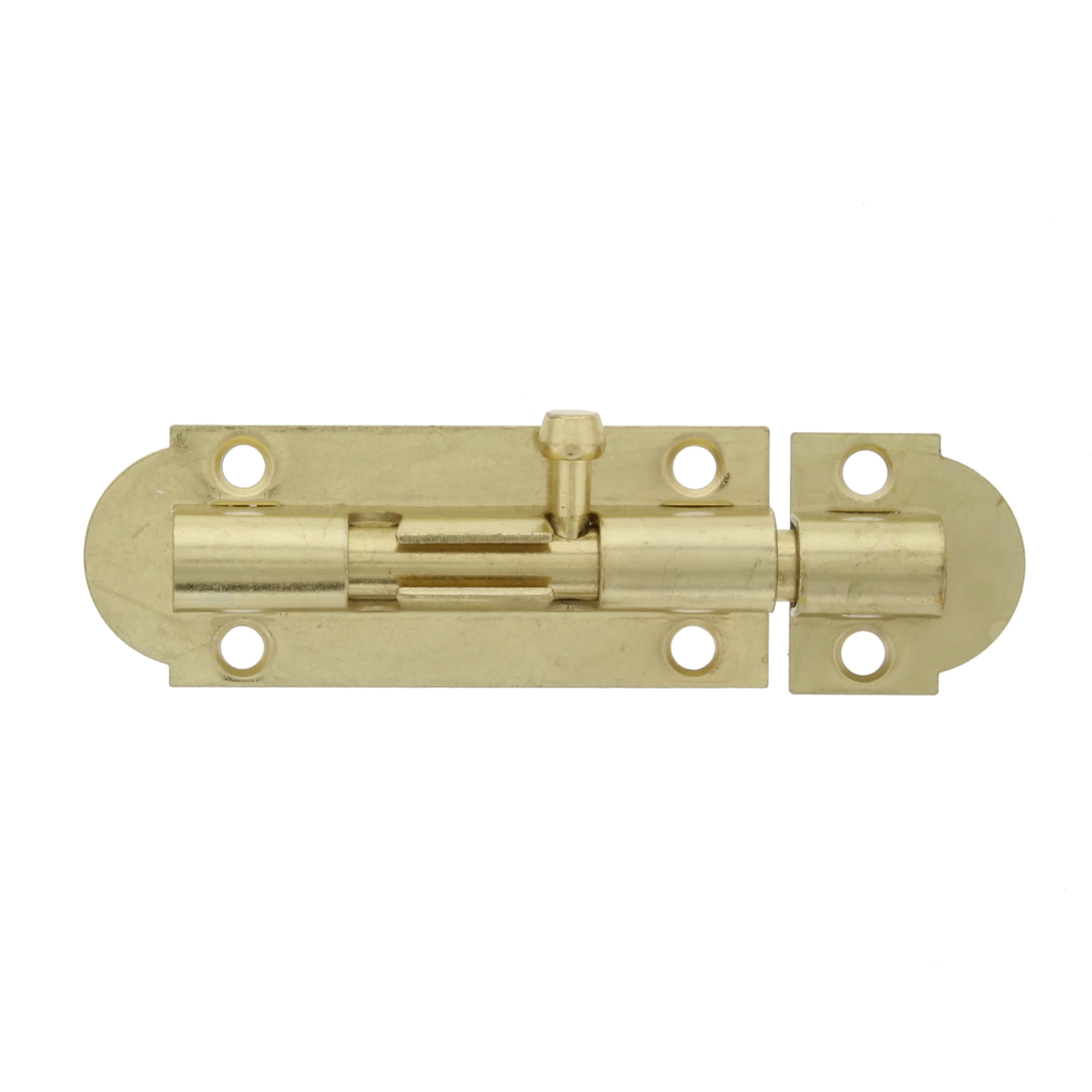 Bulldog Hardware 3 in. Safety Barrel Bolt, Brass Plated - Walmart.com