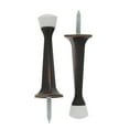 Bulldog Hardware Screw-in Solid Doorstop, Oil Rubbed Bronze, 2 Pack ...