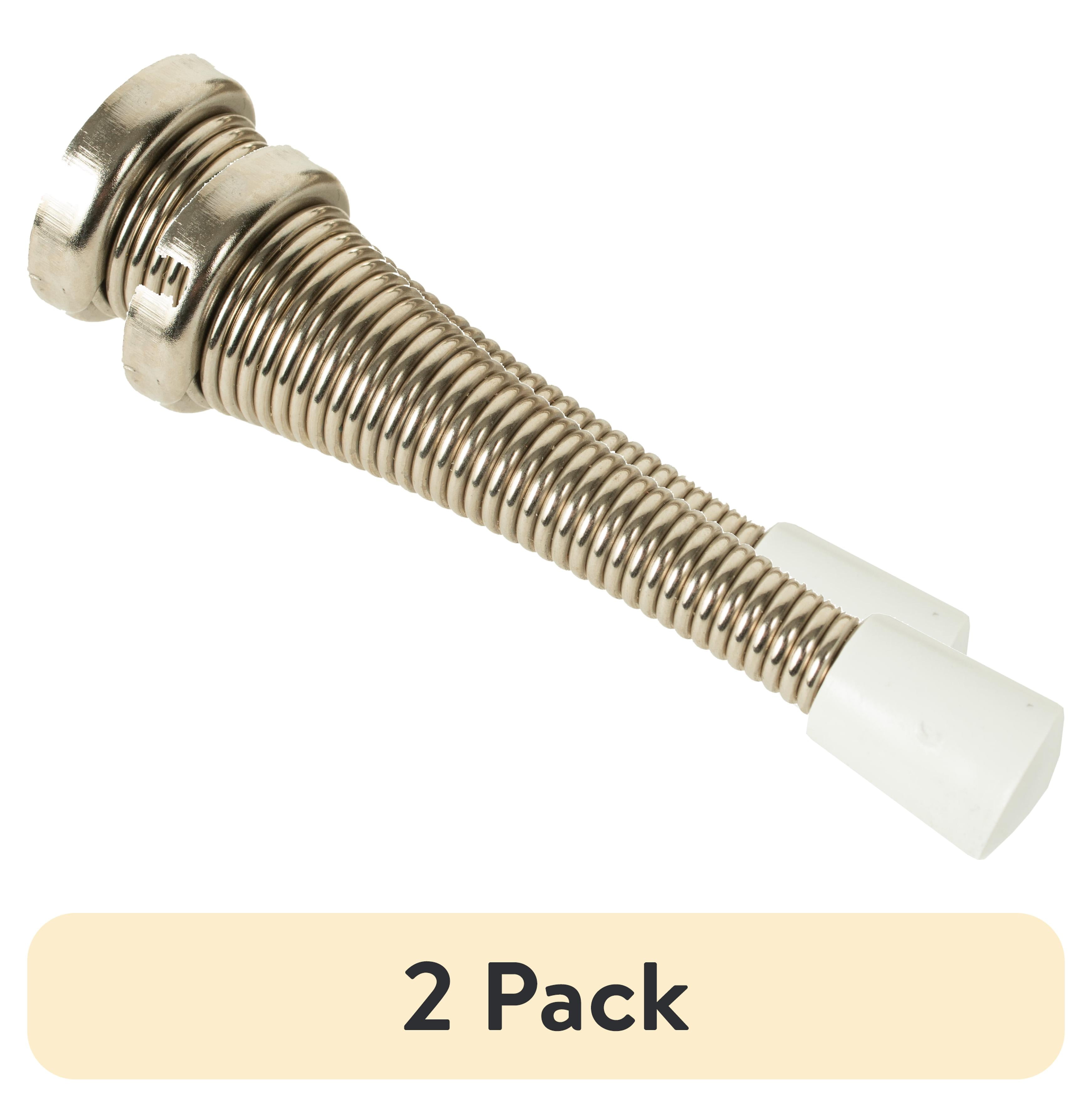 (2 pack) Bulldog Hardware Spring Doorstop, Satin Nickel, 2 Pack ...