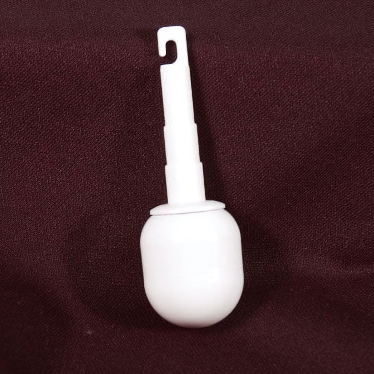 Bulldog Hook Type Rolling Cane Tip- White - Small - Walmart.com
