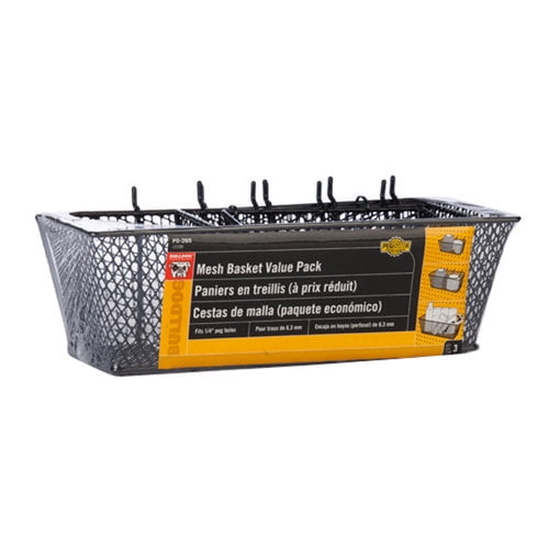 Bulldog Mesh Basket Value Pack Black - Walmart.com