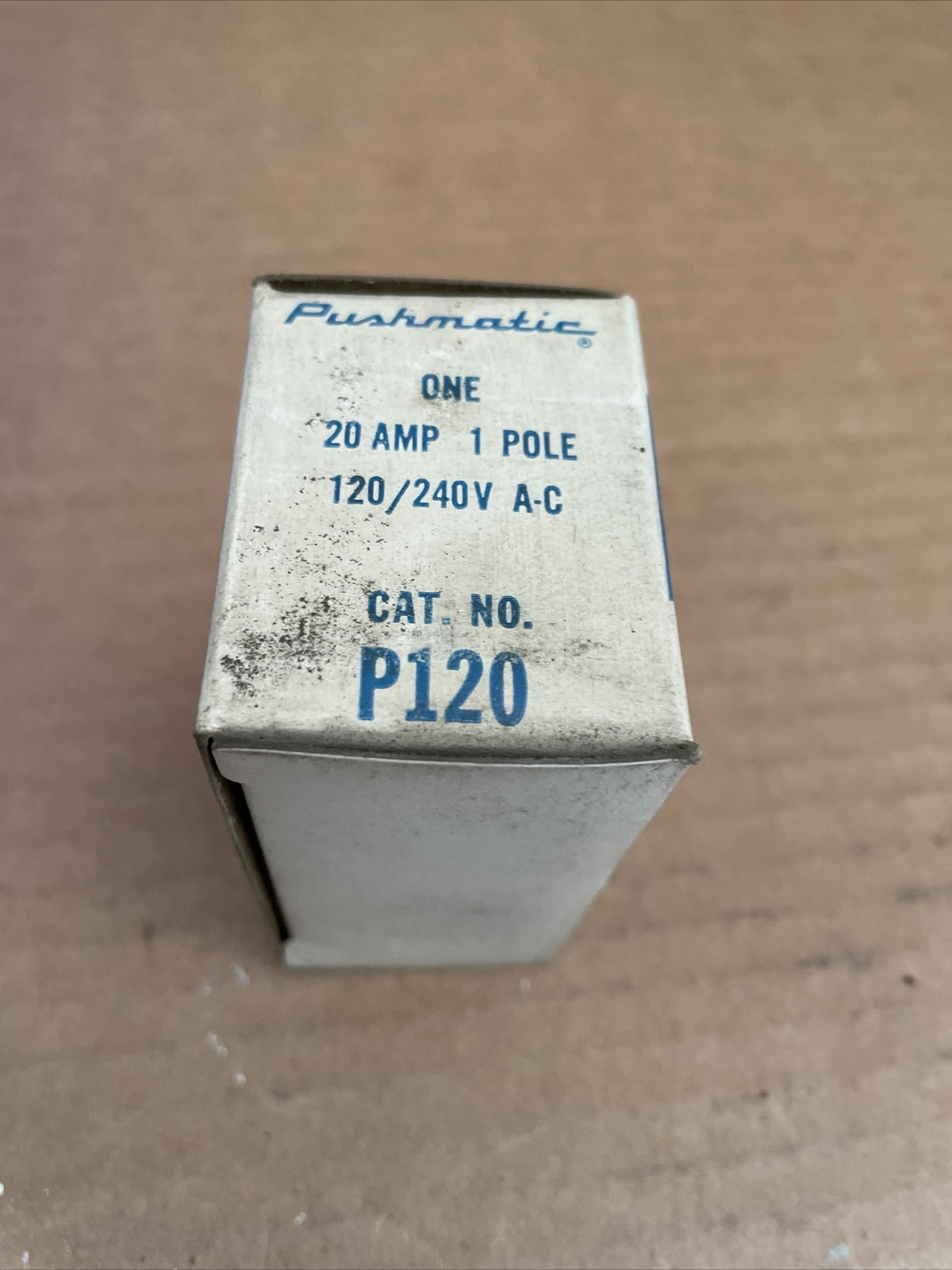 Bulldog P120, 20 Amp, 120 Volt, 1 Pole Pushmatic Circuit Breaker ...