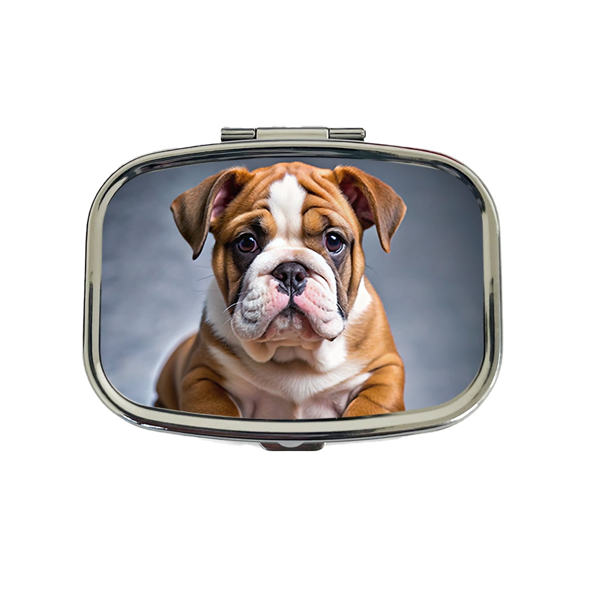 Bulldog Puppy Photo Small Travel Handbag Pill Box Case - Walmart.com