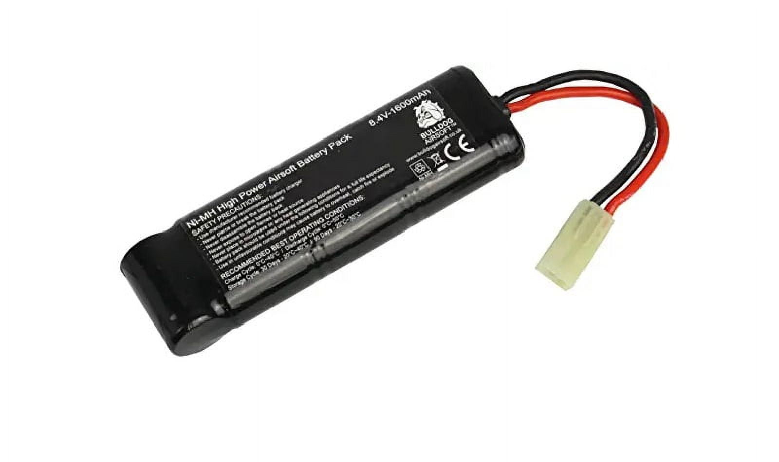 Bulldog RC Cars Helicopters 8.4v 1600mAh Block Battery Pack - Walmart.com