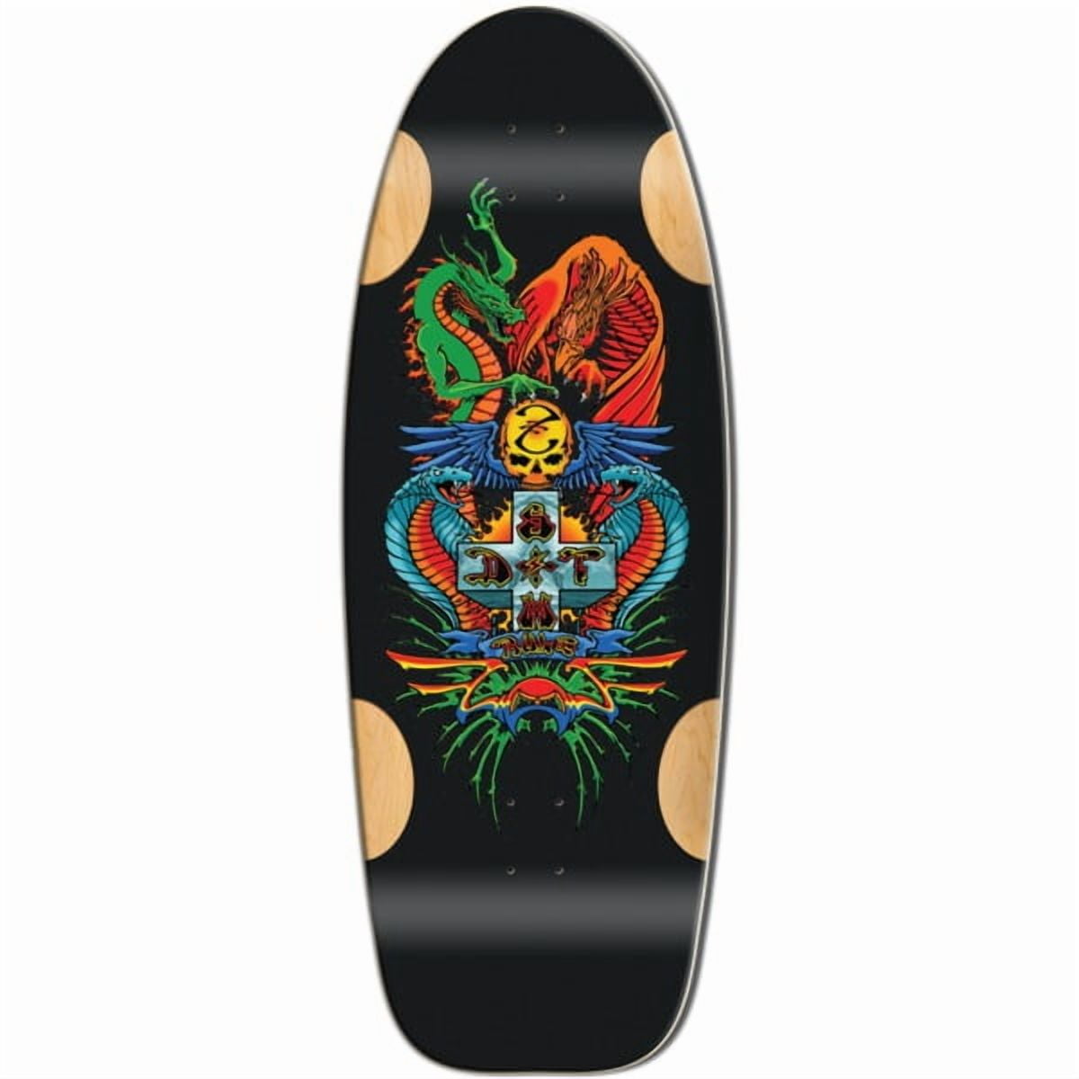 Bulldog Skateboards Dragon Black Formica Old School Skateboard Deck ...