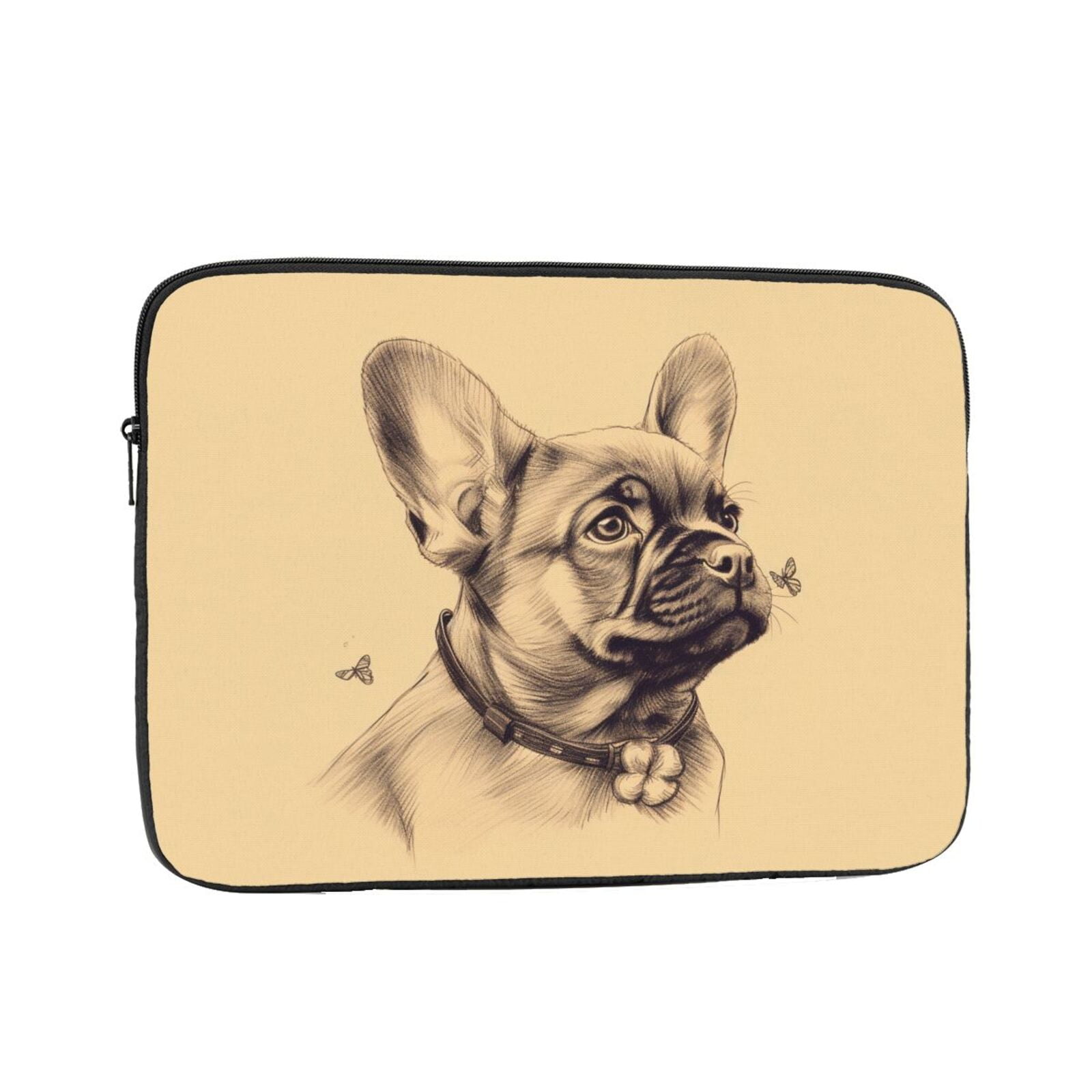 Bulldog Sketch Laptop Sleeve Bag Compatible With MacBook Air / Pro iPad ...