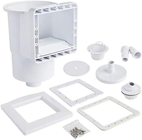 Bulldog Skimmer Box & Return Kit for Above Ground Pools (Square ...