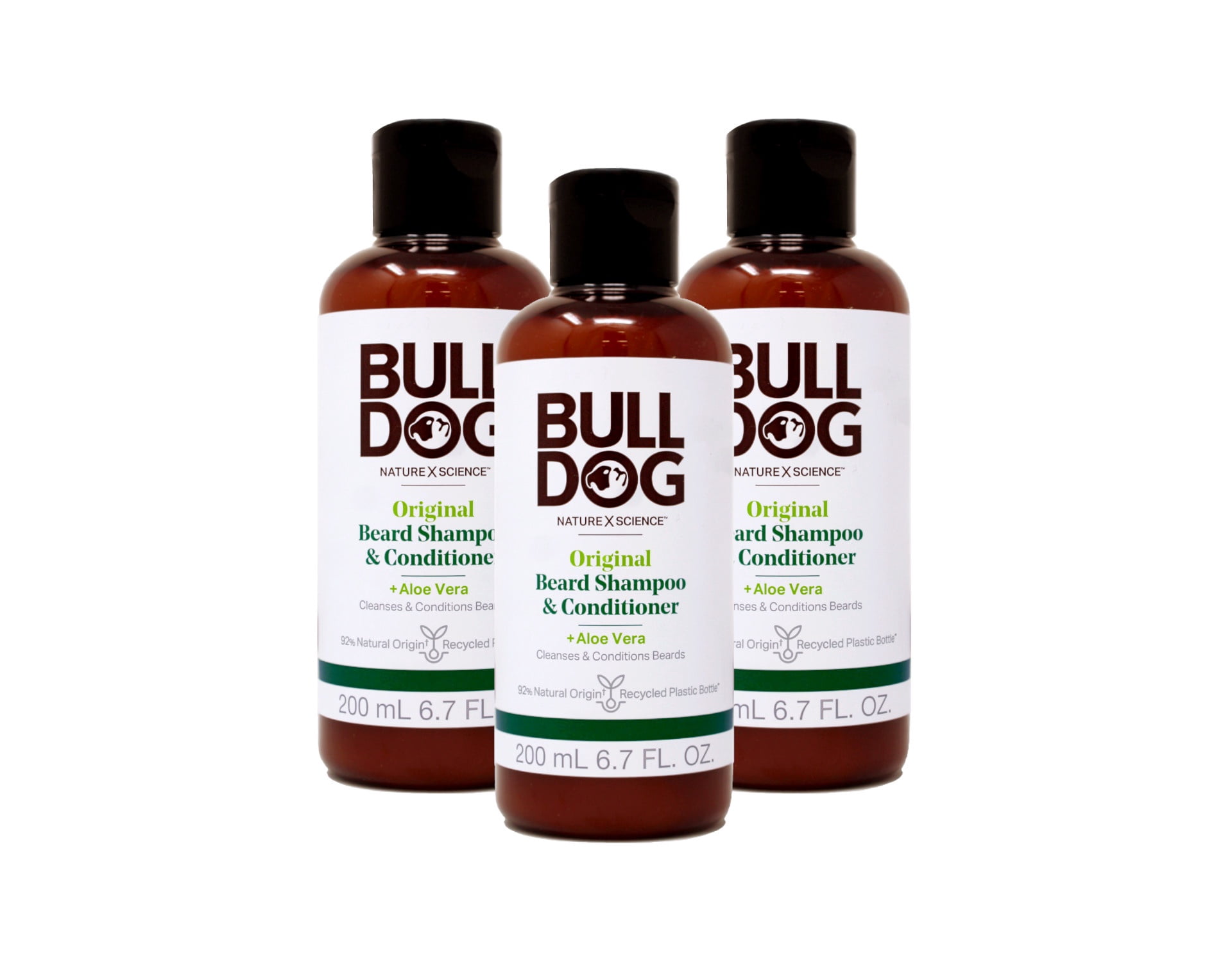 Bulldog Skincare for Men Original Beard Shampoo and Conditioner, 6.7 Oz ...