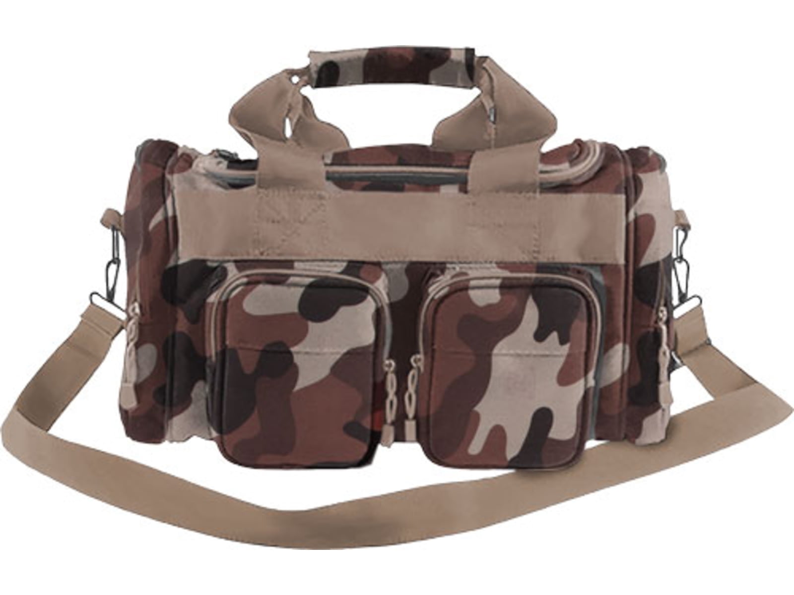 Bulldog Cases & Vaults Standard Range Bag w/ Strap, Throwback Camo ...