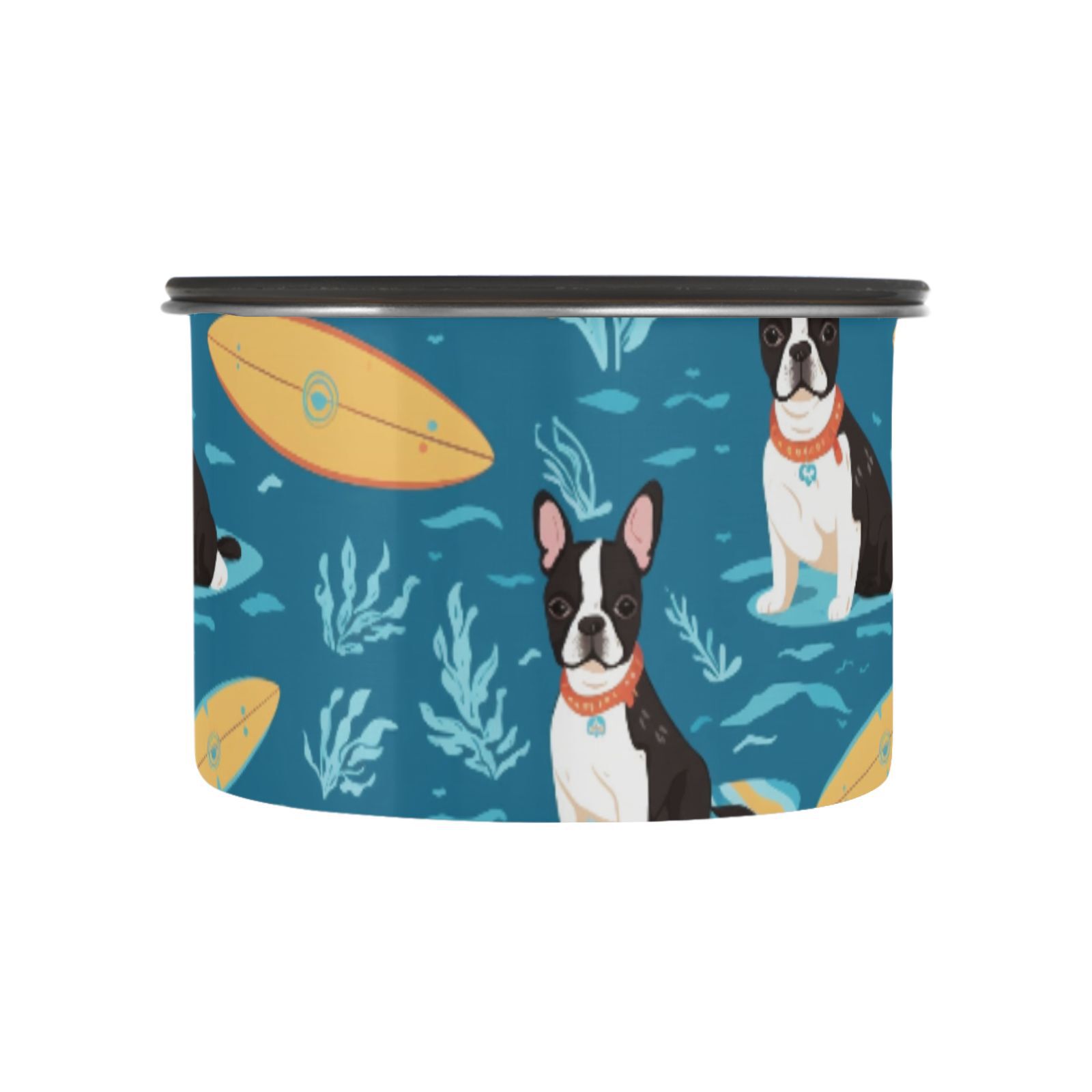 Bulldog Surfing Airtight Coffee Bean Canister 17oz Food Storage ...