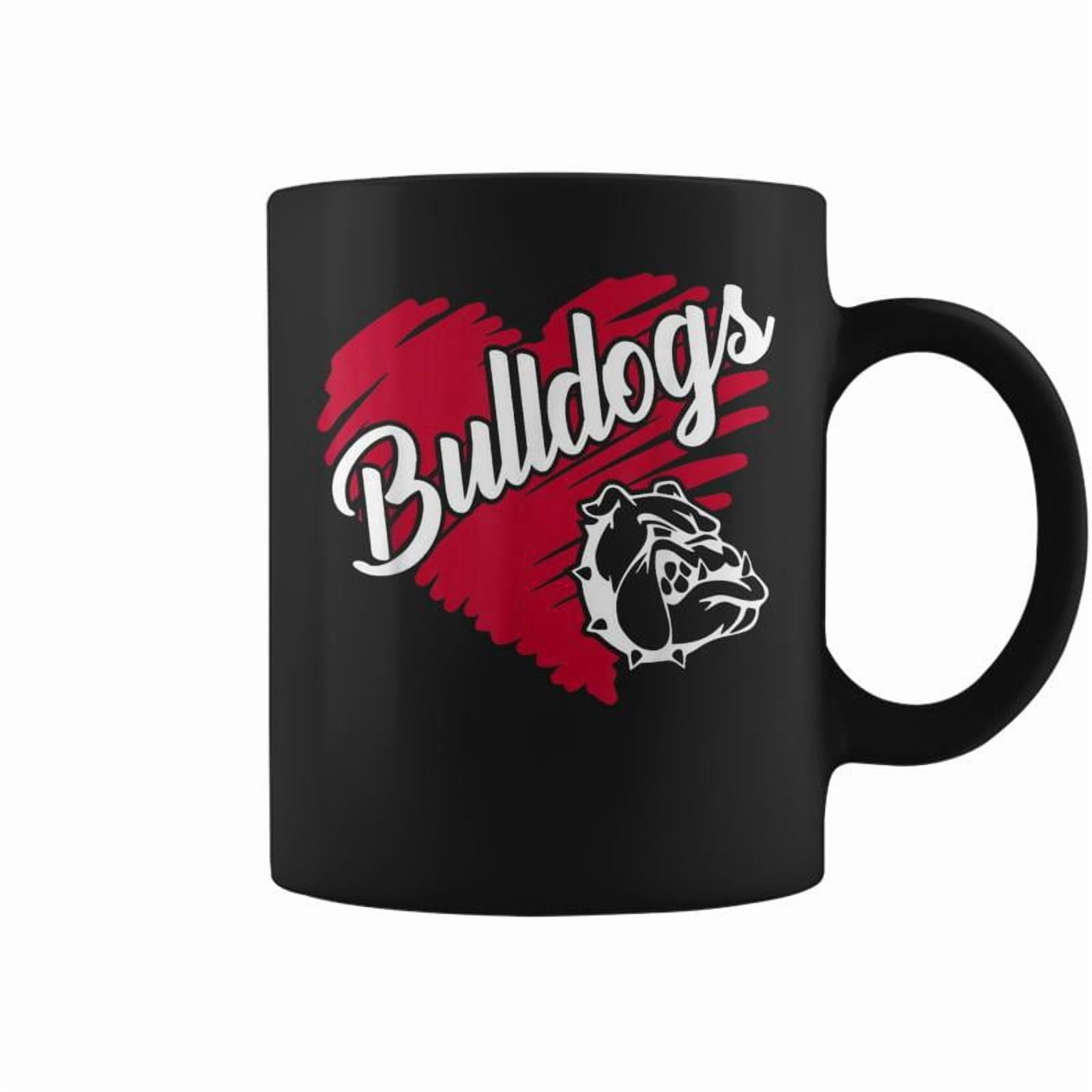 Bulldog Team Mascot School Spirit Go Dawgs For Kid Coffee Mugs ...