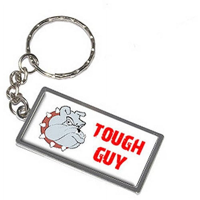 Bulldog Tough Guy Keychain Key Chain Ring - Walmart.com