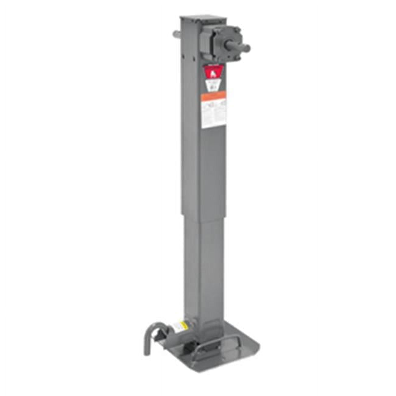Bulldog Two-Speed Square Trailer Jack, 12,000 lbs. Lift Capacity, Side ...