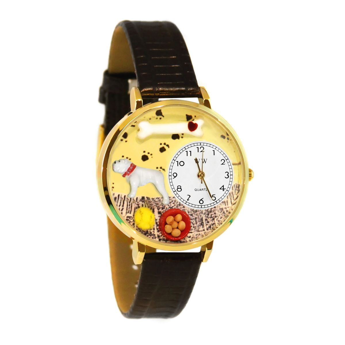 Bulldog Watch in Gold (Large) - Walmart.com