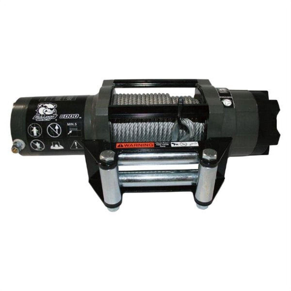Bulldog Winch 15022 - 6000 lb Center Drum Winch with 55' Wire Rope ...
