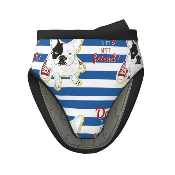 Bulldog friend Oven Mitts Heat Resistant, Soft Lining Silicone Mini ...