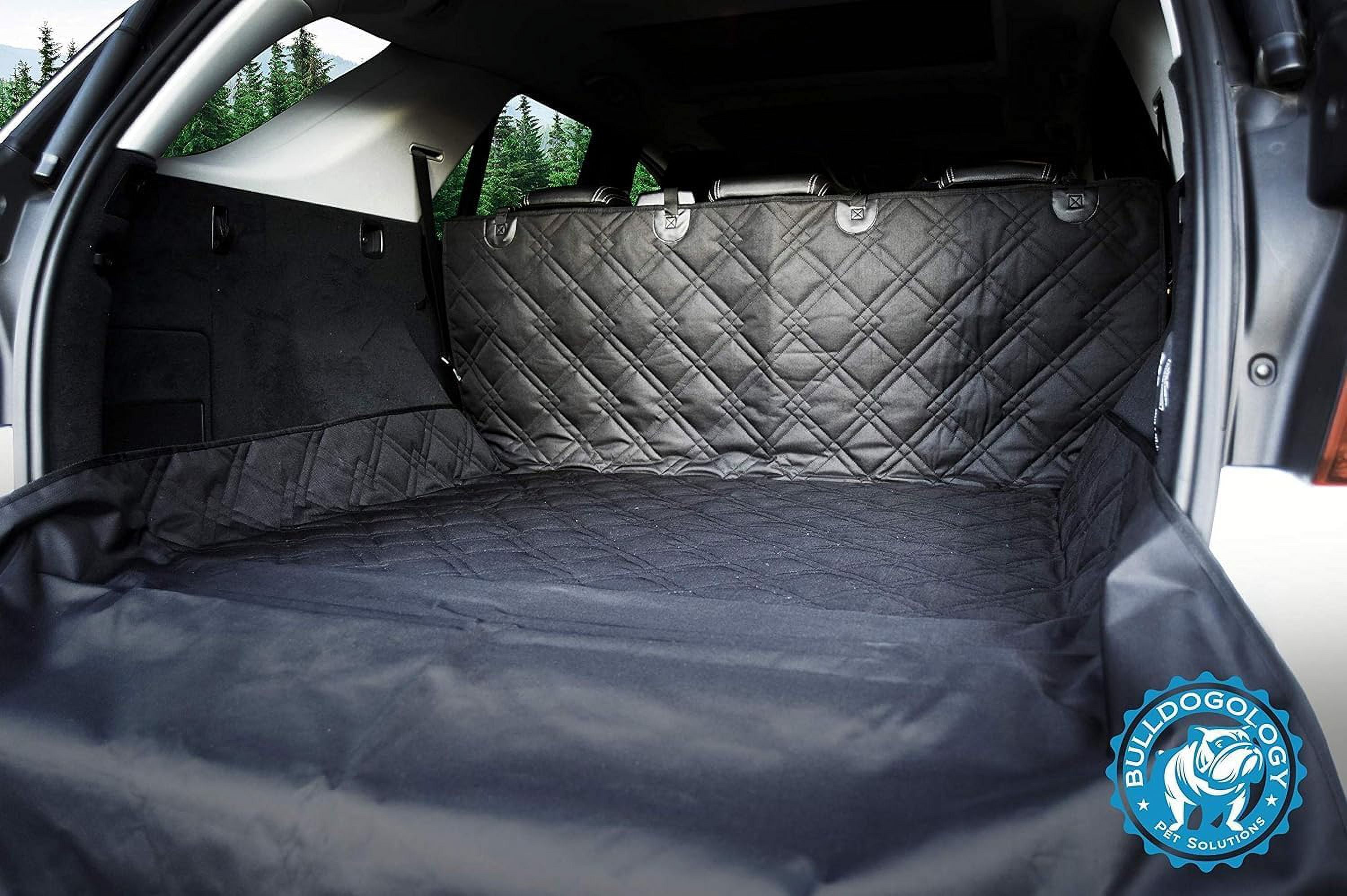 Bulldogology SUV Cargo Liner for Dogs 55"x82" Heavy Duty Pet Trunk ...