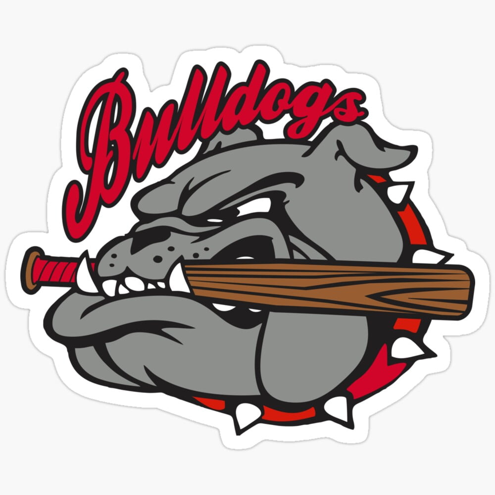 Bulldogs Baseball Logo Sticker Phone Decal Water Bottle Stickers Car ...