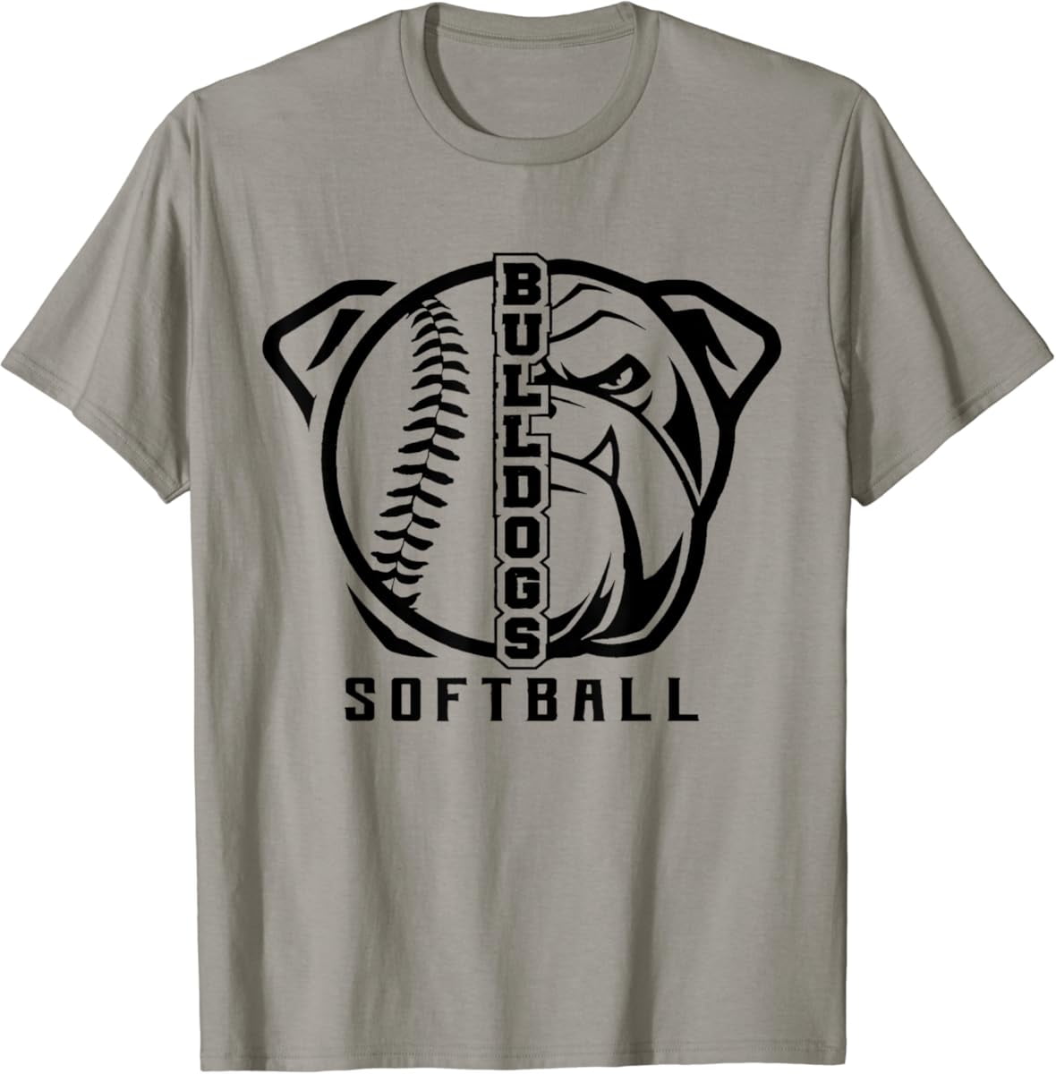 Bulldogs Baseball Softball High School Team Mascot Mom Unisex Men Women ...