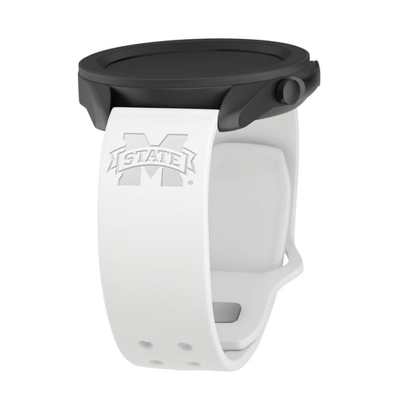 Bulldogs Engraved Silicone Unisex Watch Band for Samsung Galaxy Watch (20mm White) by Affinity ...