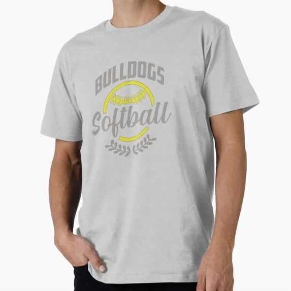 Bulldogs Softball Fastpitch Team Name Game Design T-Shirt S-5XL ...